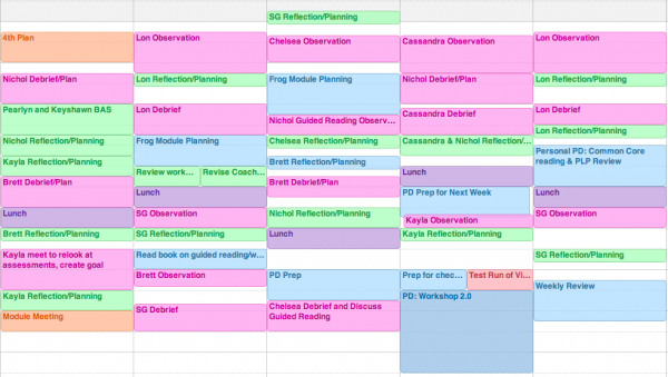 How to Create a Coaching Schedule {and handle your busy-ness} - Ms. Houser
