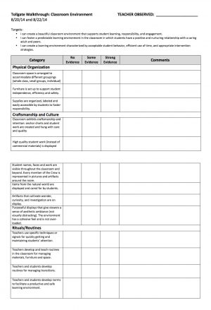 Coaching on Classroom Management - Ms. Houser