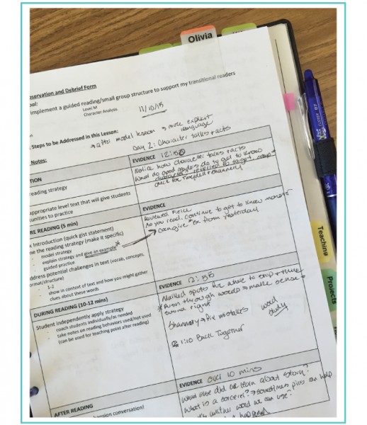 A Guided Reading Observation Template - Ms. Houser
