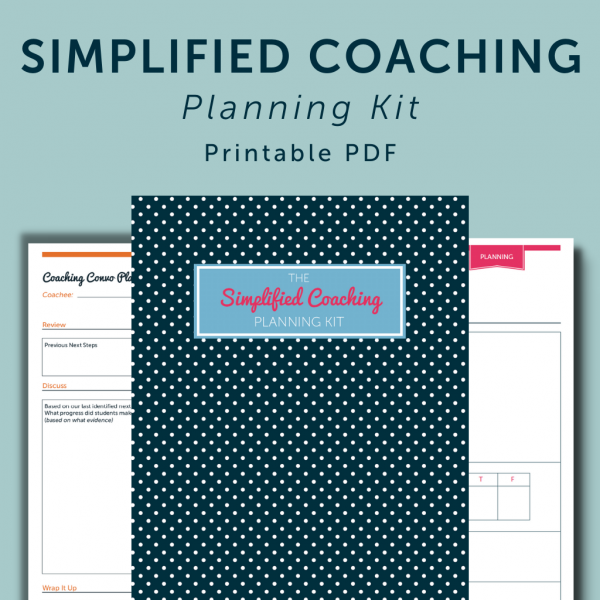 Simplified Coaching Planning Kit - Ms. Houser
