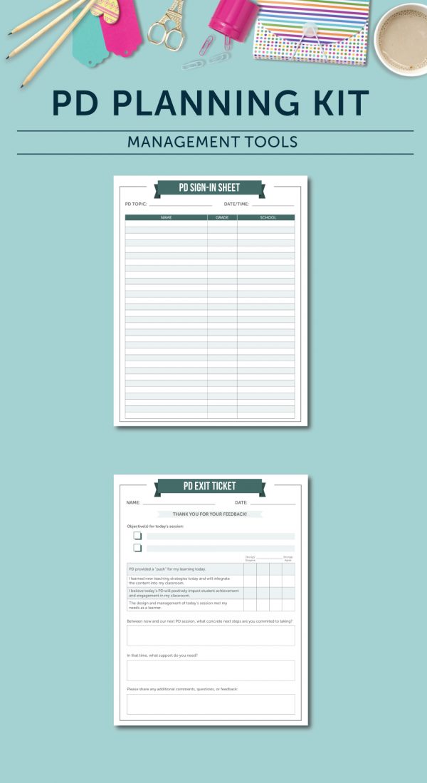 PD Planning Kit - Ms. Houser