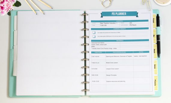 My Instructional Coaching Kit Set-Up - Ms. Houser