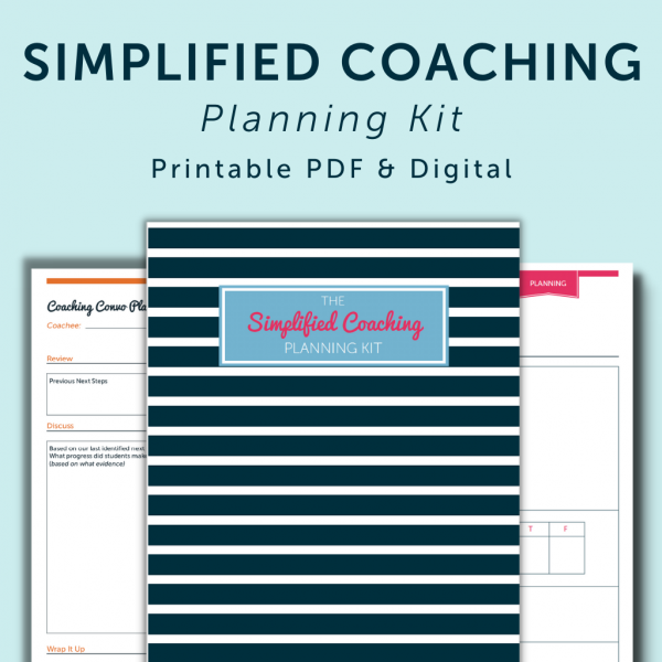 Simplified Coaching Planning Kit - Ms. Houser