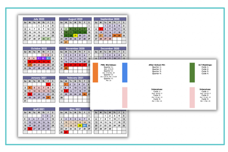 How to Set-Up Your Coaching Cycle Calendar for the Year - Ms. Houser