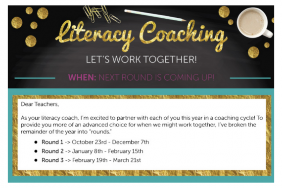 How to Set-Up Your Coaching Cycle Calendar for the Year - Ms. Houser